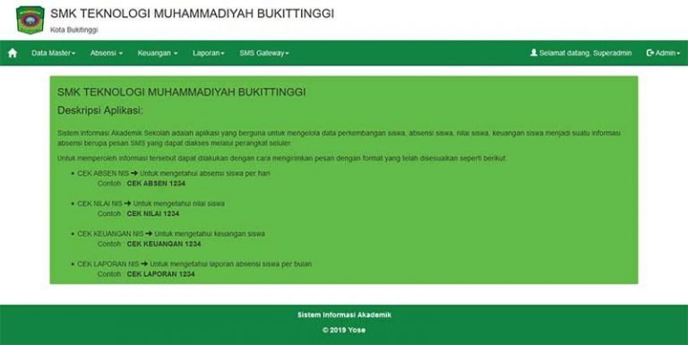 Source Code Siakad Sma Dan Sma Gateaway Dengan Php Mysql Php Id Blog