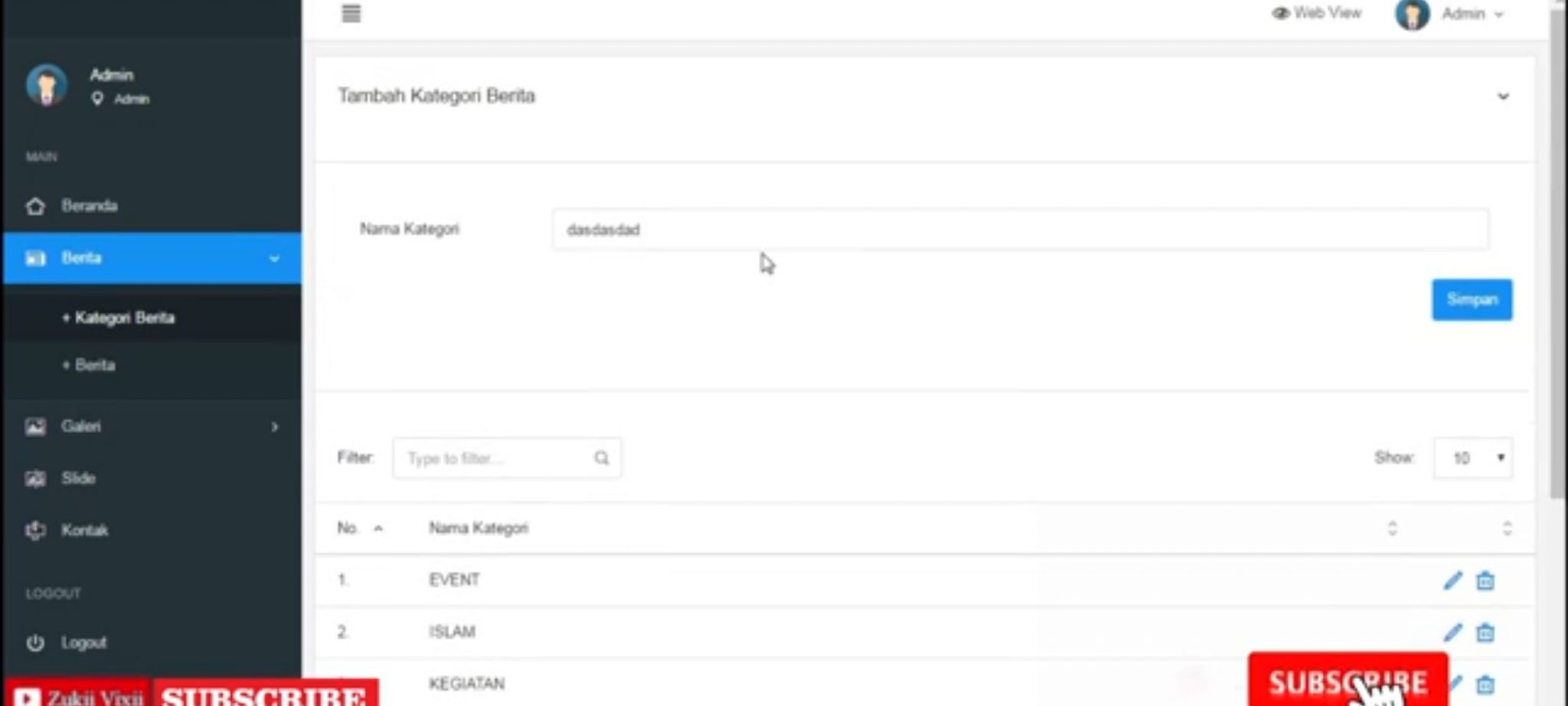 Source Code Pesantren Dengan Php Dan Mysql – PHP ID Blog