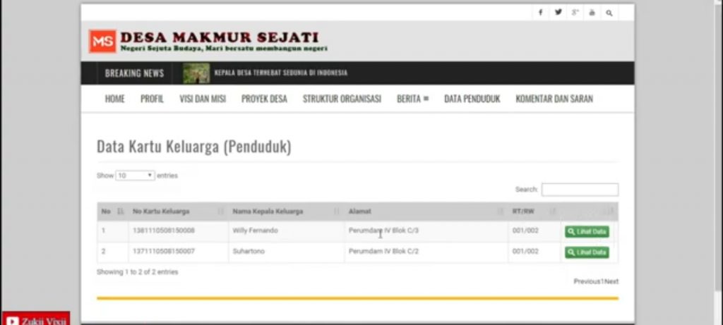 Ssource Code Website Portal Berita Desa Responsive Berbasis Web – PHP ID Blog