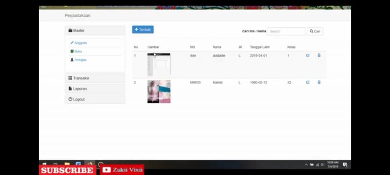 Source Code Sistem Informasi Perpustakaan dengan PHP MySQL – PHP ID Blog