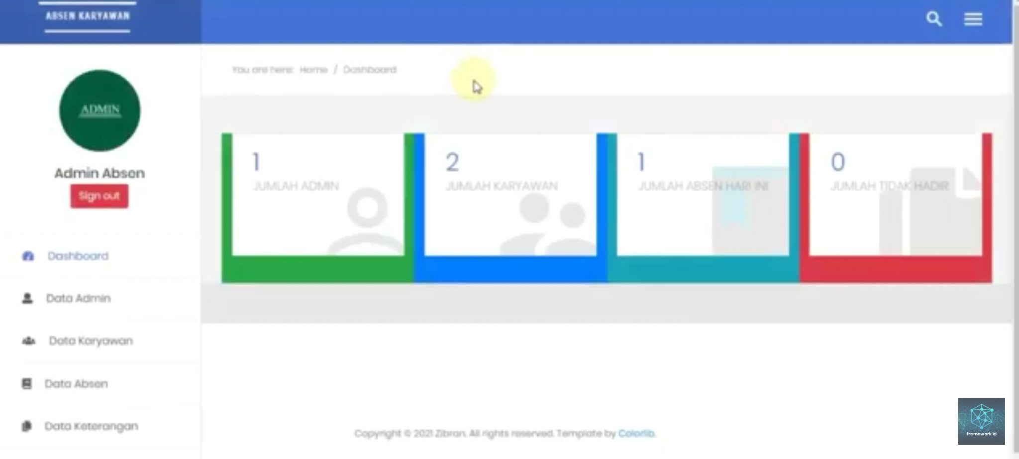 Source Code Aplikasi Absensi Karyawan Master Berbasis Online Berbasis ...