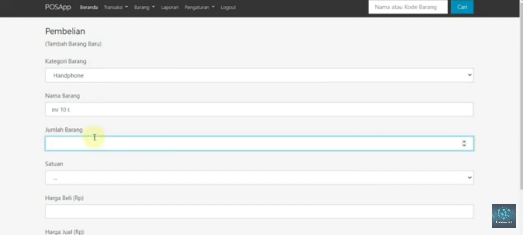 Source Code Aplikasi POS (Point of Sale) Barang Elektronik Berbasis PHP MySQL – PHP ID Blog