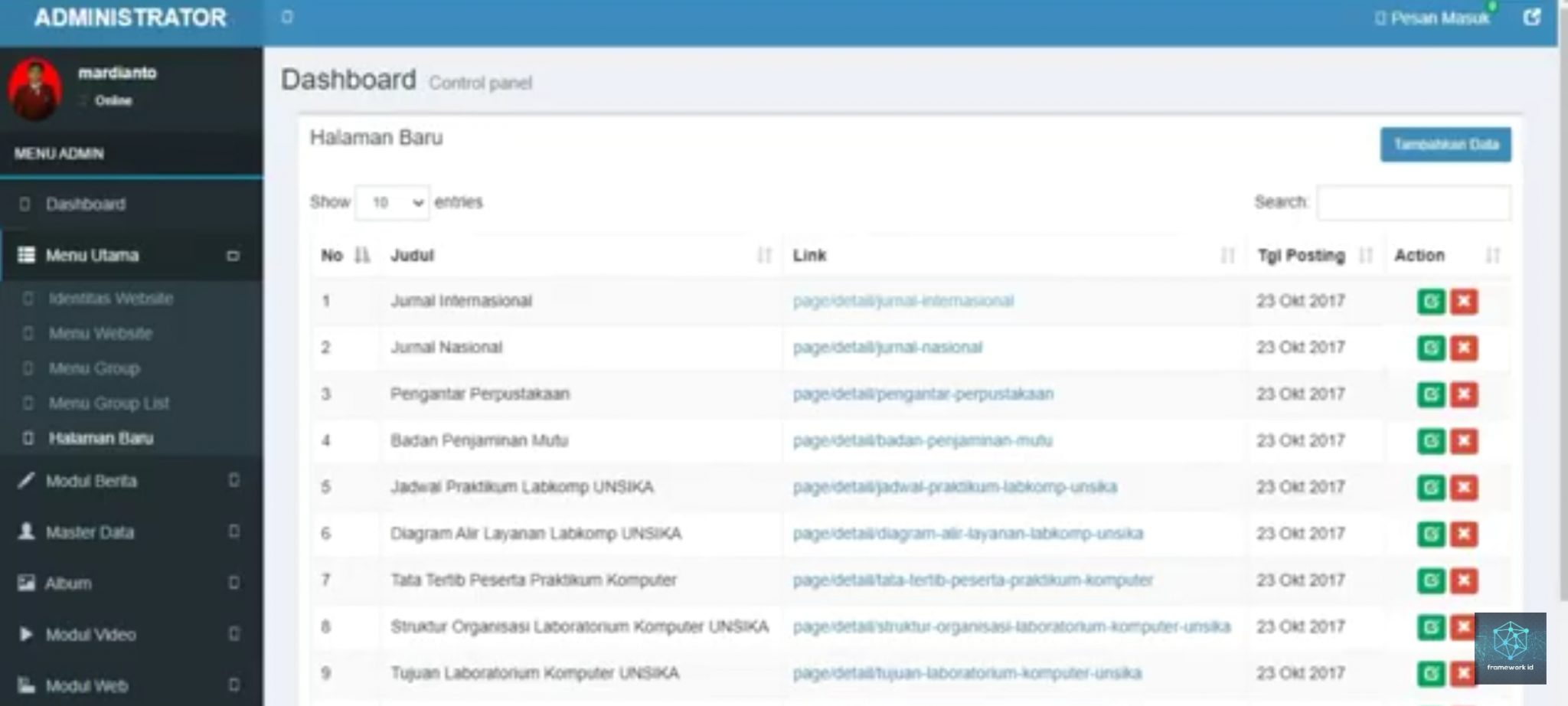 Source Code Aplikasi Website Kampus Berbasis Codeigniter – PHP ID Blog