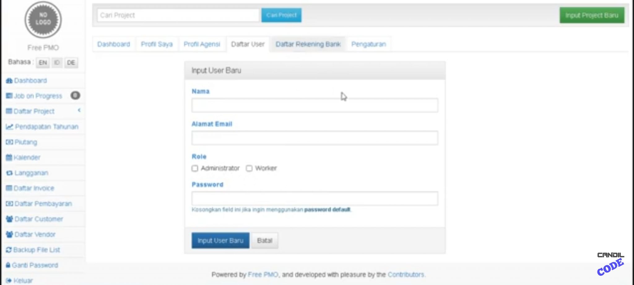 Source Code System Project Management Office Gratis – PHP ID Blog