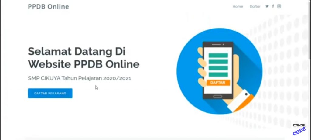 Source Code Aplikasi PPDB Online Berbasis Web – PHP ID Blog