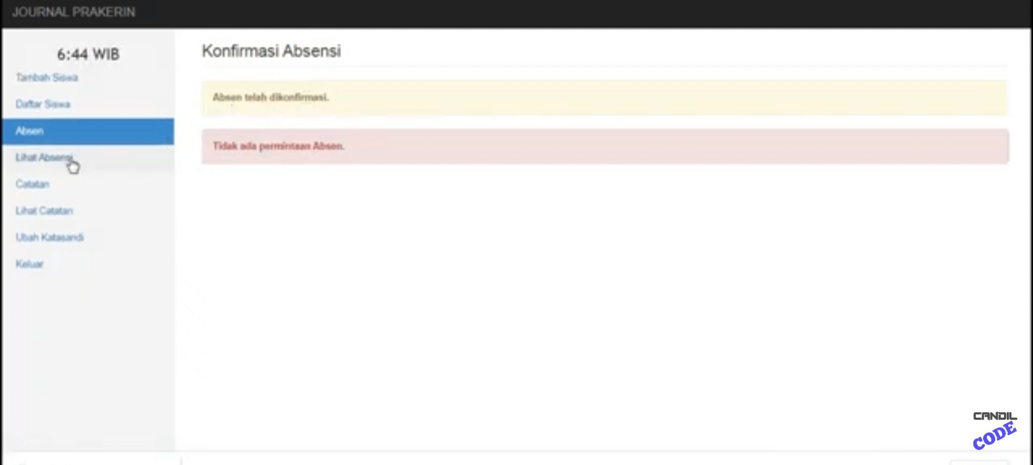 Source Code Aplikasi Absensi Siswa Sederhana Berbasis Web – PHP ID Blog