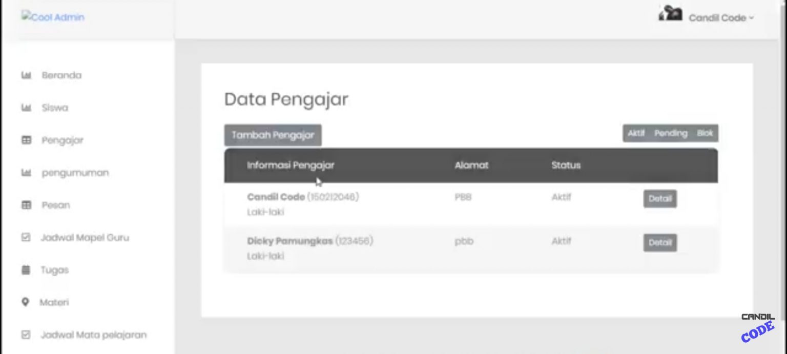 Source Code Aplikasi E-learning dan Ujian Online Sederhana Berbasis Web – PHP ID Blog