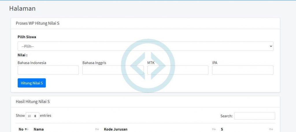 Source Code Spk Jurusan Metode Weight Product Menggunakan Codeignter Mysql Booststrap Php