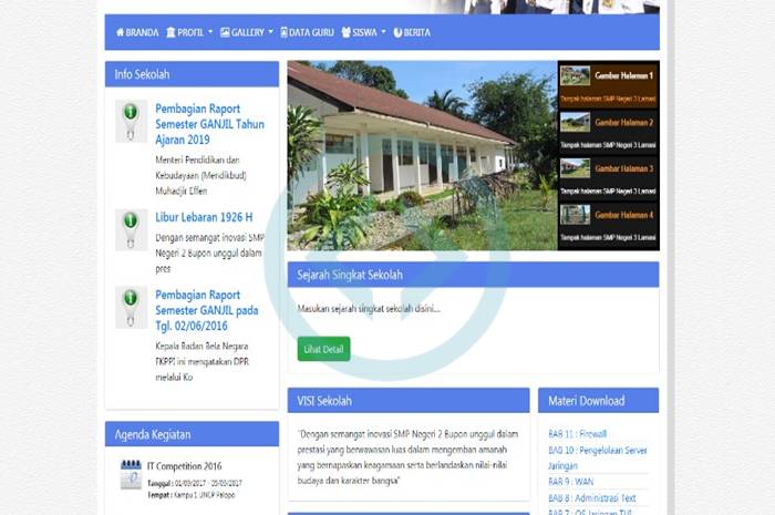 Download Source Code Web Sekolah Dengan Framework Codeigniter 3 Php Id Blog